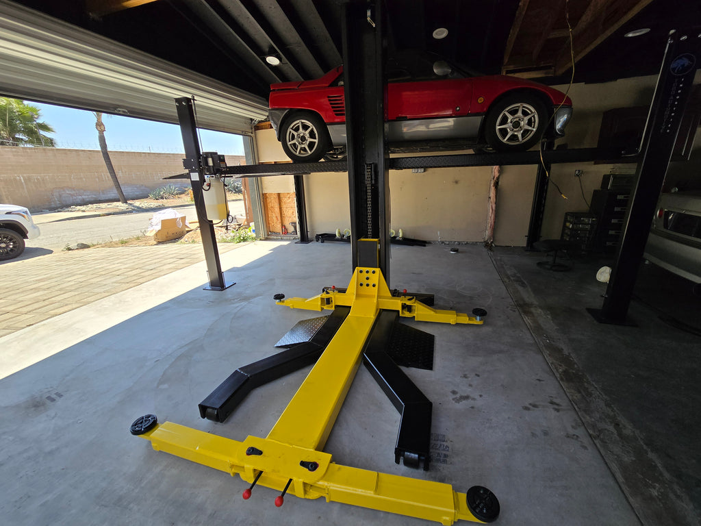 Portable Single Column Lift 5500LBS Capacity