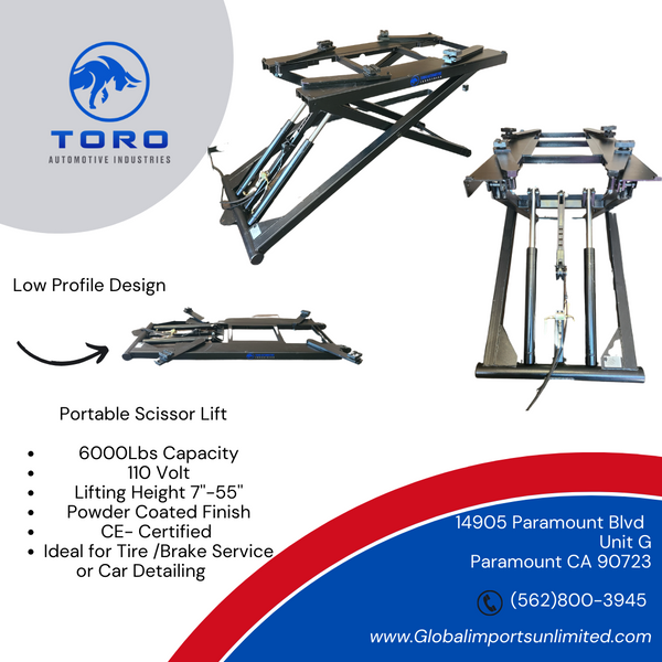 Mid Rise Scissor Lift 6,000LBS Capacity